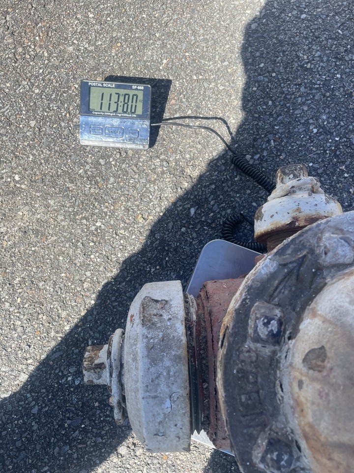 Vintage Very Short Fire Hydrant 113 Pounds 21 “ Tall Repurpose Inside ...