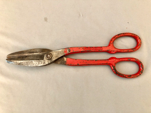 VINTAGE DUNLAP TIN SNIPS 4543 12" | eBay