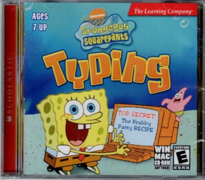 SpongeBob SquarePants Typing PC New XP Have Fun Learning To Type Child ...