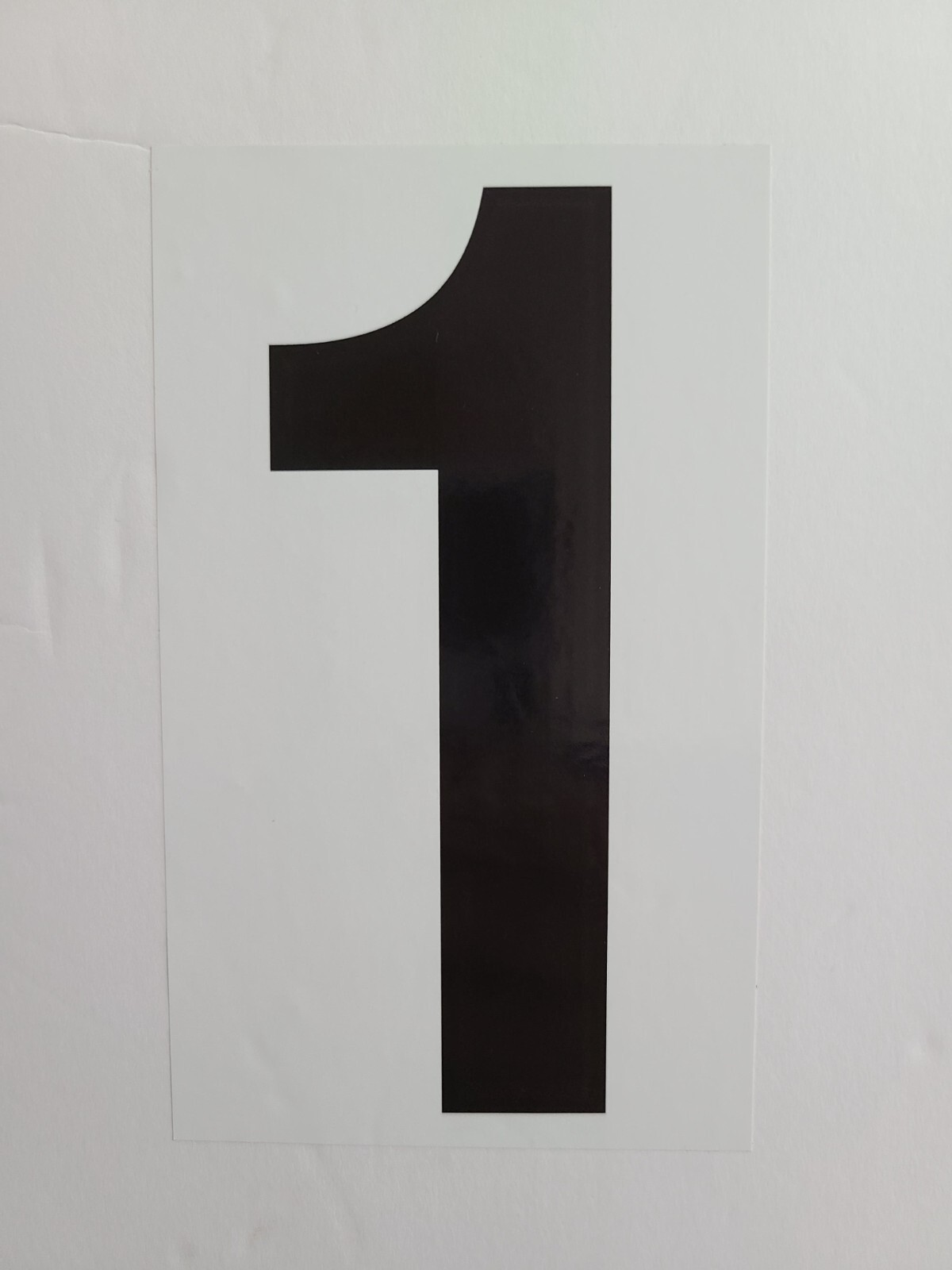 Choice of Big 5" Numbers Vinyl Decal Stickers Street Address Mailbox ...