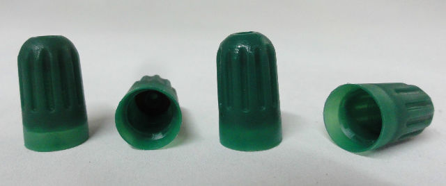 (100) GREEN NITROGEN Long Plastic Cap For TR20008 TPMS Valve Stem 100 ...