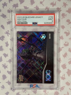 PSA 9 MINT 2023 Upper Deck Blizzard Legacy Collection Abathur Spectral ...