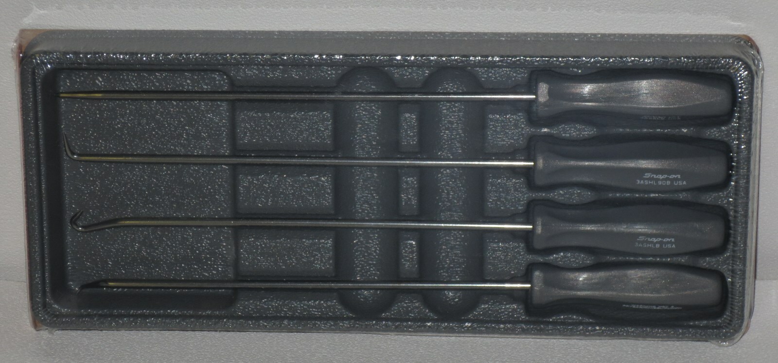 Snap-on Grey Handled 4pc Mini Awl & Pick Set Long Shank ASAL204BDT for ...