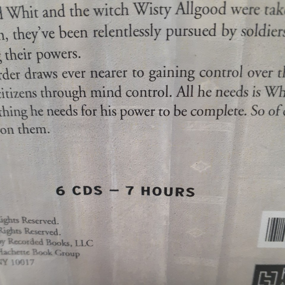 6 CD used set Witch and Wizard The Gift James Patterson Ned Rust ...