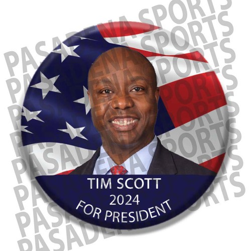 2024 TIM SCOTT for PRESIDENT 2.25" CAMPAIGN BUTTON, tsflg | eBay