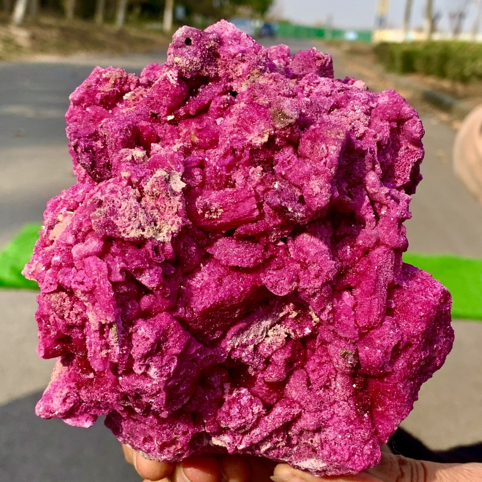4.02LB Natural Rough Red Corundum Phlogo Pit Mineral Spirits Ruby Raw ...