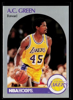 1990 Hoops Team Night Los Angeles Lakers #NNO A.C. Green | eBay