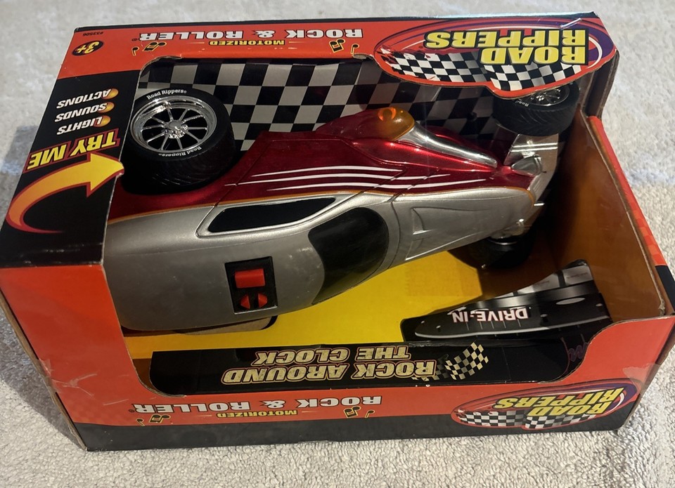 2005 Toy State Motorized Rock & Roller Music Road Rippers Car Flames | eBay
