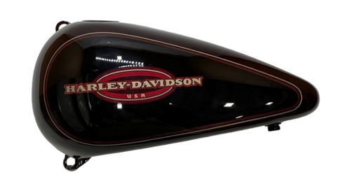 HARLEY-DAVIDSON Fuel Tank, Half, Maroon an HALF-TANK-12 NEW OEM HALF ...