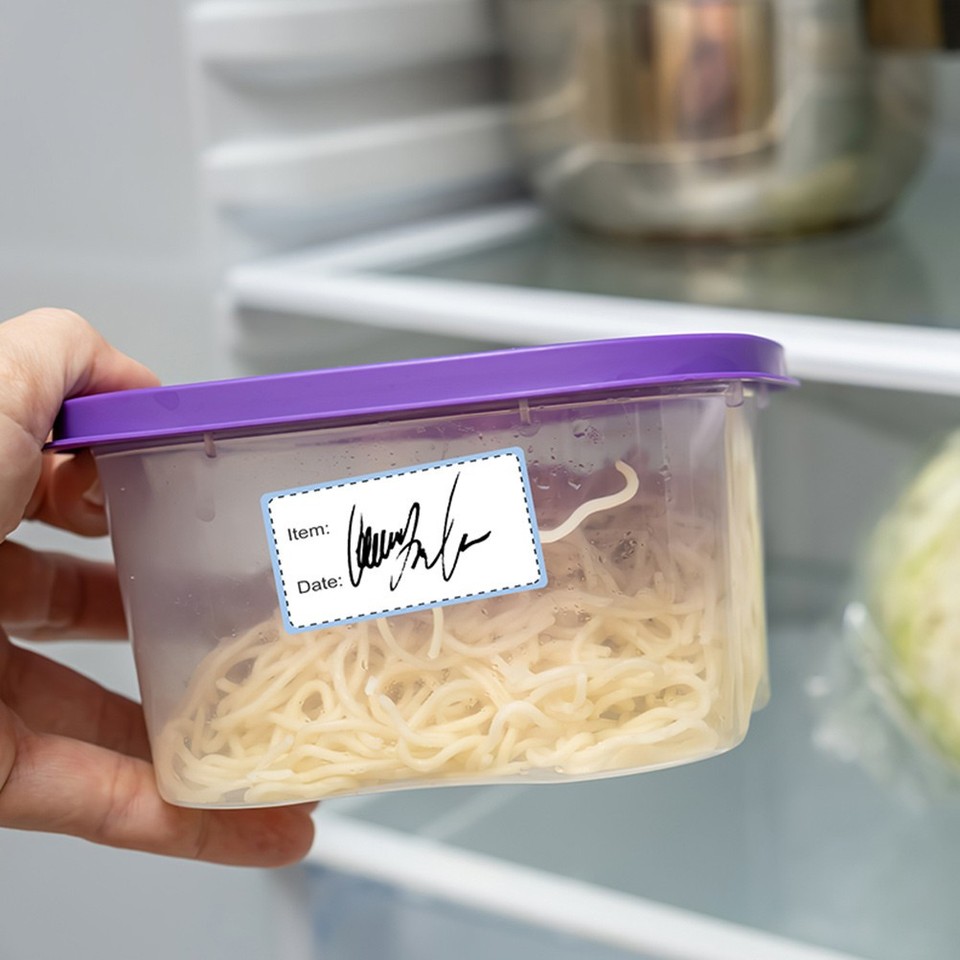 4 Rolls Removable Food Labels Stickers Freezer Storage Jar Canning ...