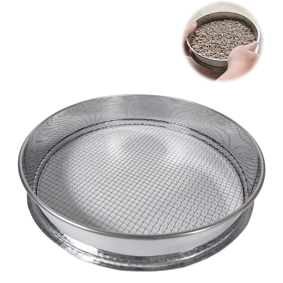 Gardening Sifter Multifunctional Stainless Steel Soil Sieve Garden ...