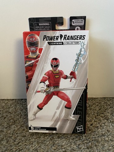 Power Rangers Lightning Collection Turbo Red Ranger 6" Collectible ...