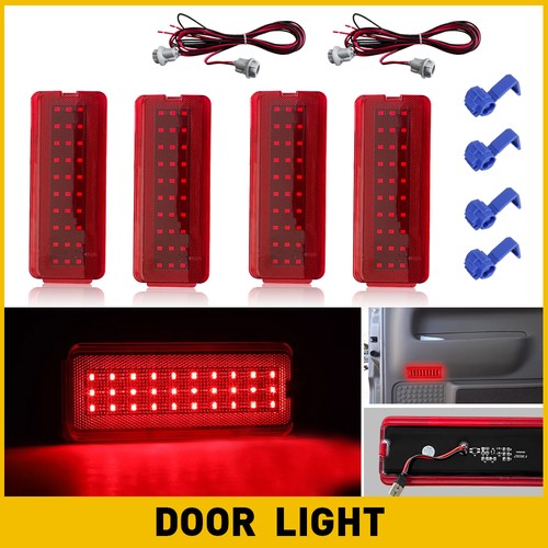 Red Inside Door Reflector Light Lens For Ford F250 F350 F450 Super Duty ...