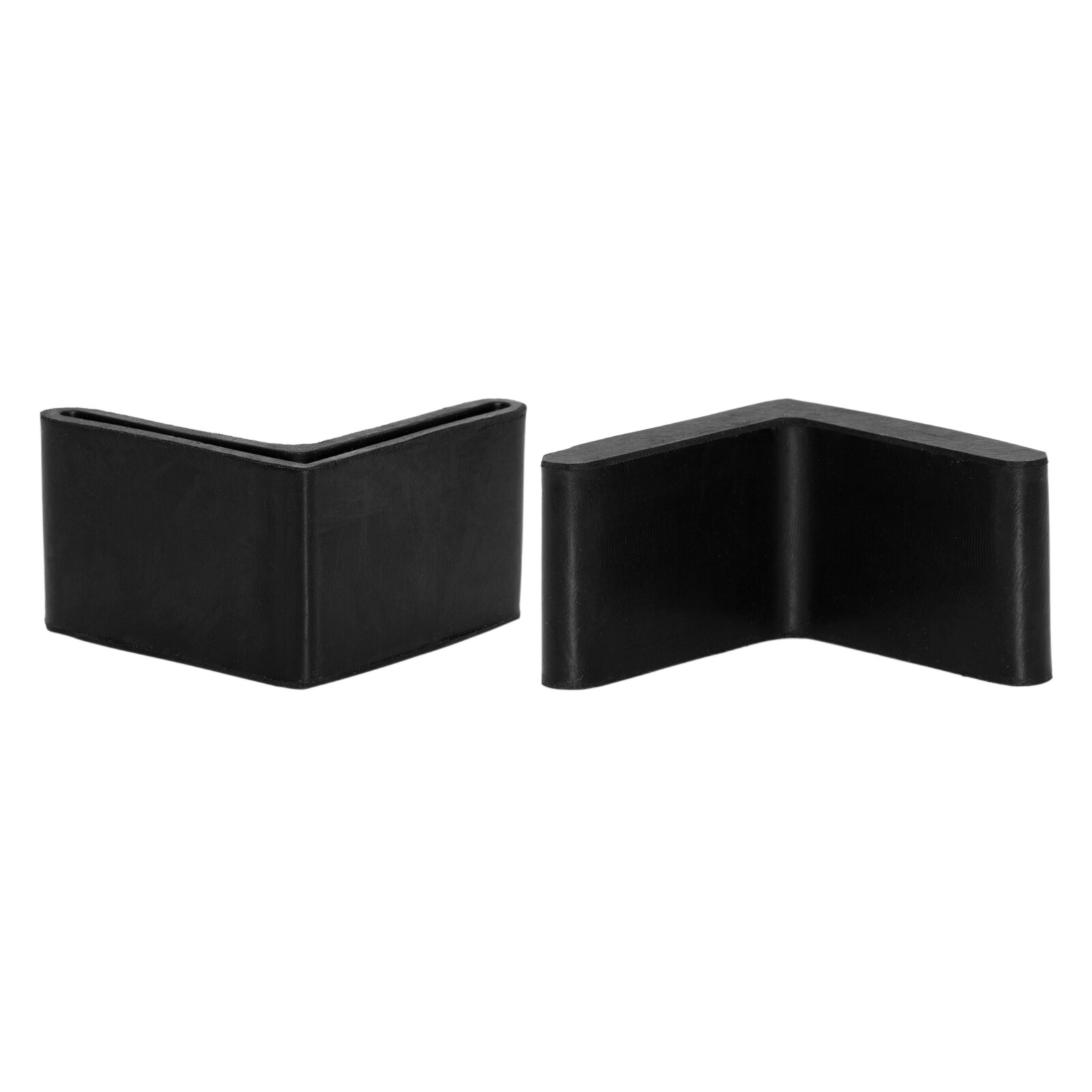 Flyshop Rubber Black Angle Iron Leg End Cap Shelving Feet Cover Floor ...