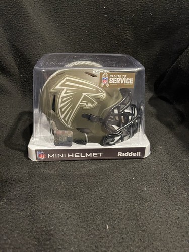 DRAKE LONDON AUTOGRAPHED MINI HELMET Salute To Service BECKETT Auto ATL ...