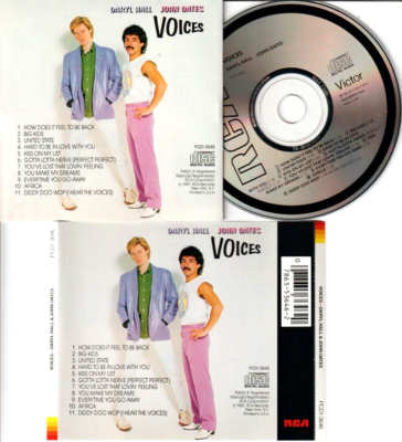 Hall & Oates Voices (1990, CD) LIKE NEW | eBay