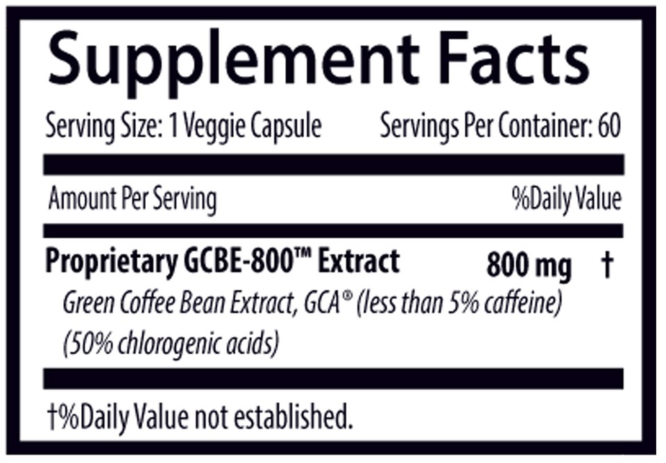 Green Coffee Bean Extract GCA 800mg. Weight Loss (3 Bottles) Free ...