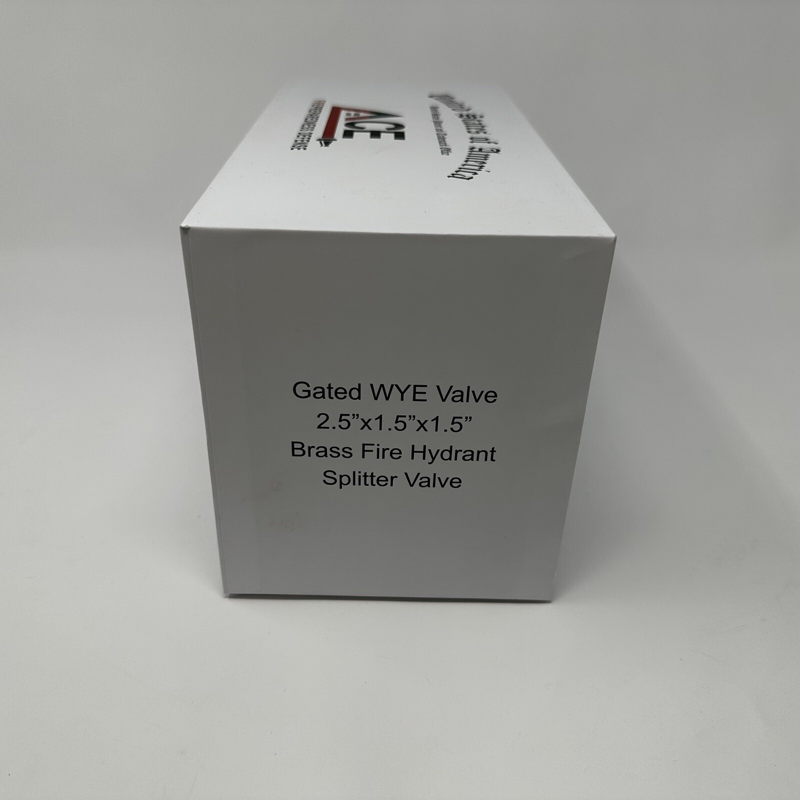 Gated WYE Valve for Fire Hydrants Fire Hose Splitter Brass 2.5" x 1.5"x ...