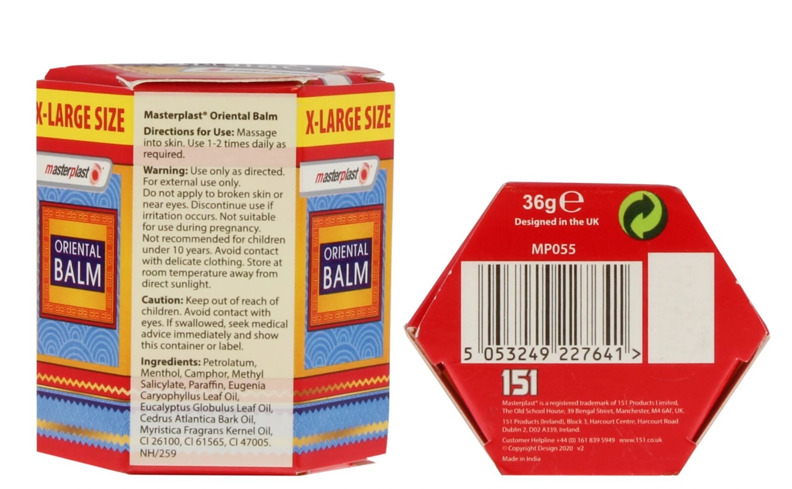 XL Oriental Balm for Warm Muscle Massage for Relieving Muscle Pain ...
