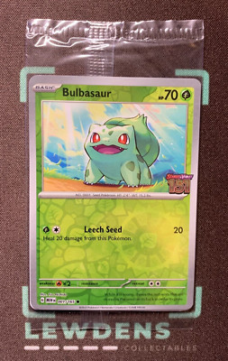Bulbasaur - 001/165 - Pokemon 151 BEST BUY Stamp - Sealed Promo ...