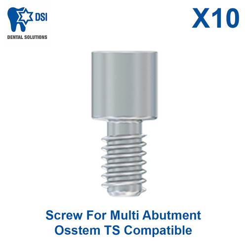 10 DSI Dental Lab Prosthetics Screw For Multi Unit Head Oss tem TS ...