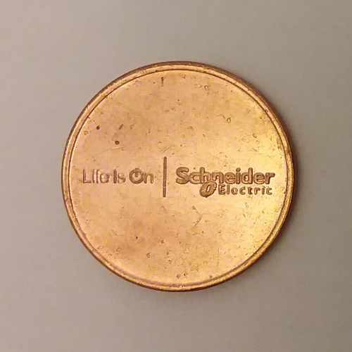 Life Is On Schneider Electric Token 22mm | eBay