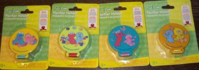 New Sesame Street Pacifier Holder, Elmo, Big Bird, or Cookie Monster | eBay