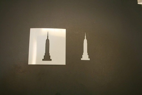 Empire State Building Mylar Stencil for Crafts, Scrapbooking, Art ...