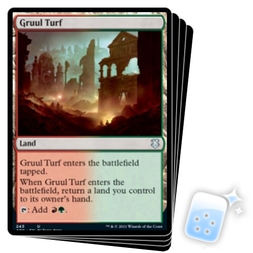 GRUUL TURF X4 Adventures In The Forgotten Realms: Commander Magic MTG ...