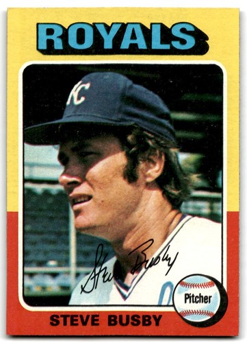 1975 Topps Steve Busby . Kansas City Royals #120 | eBay