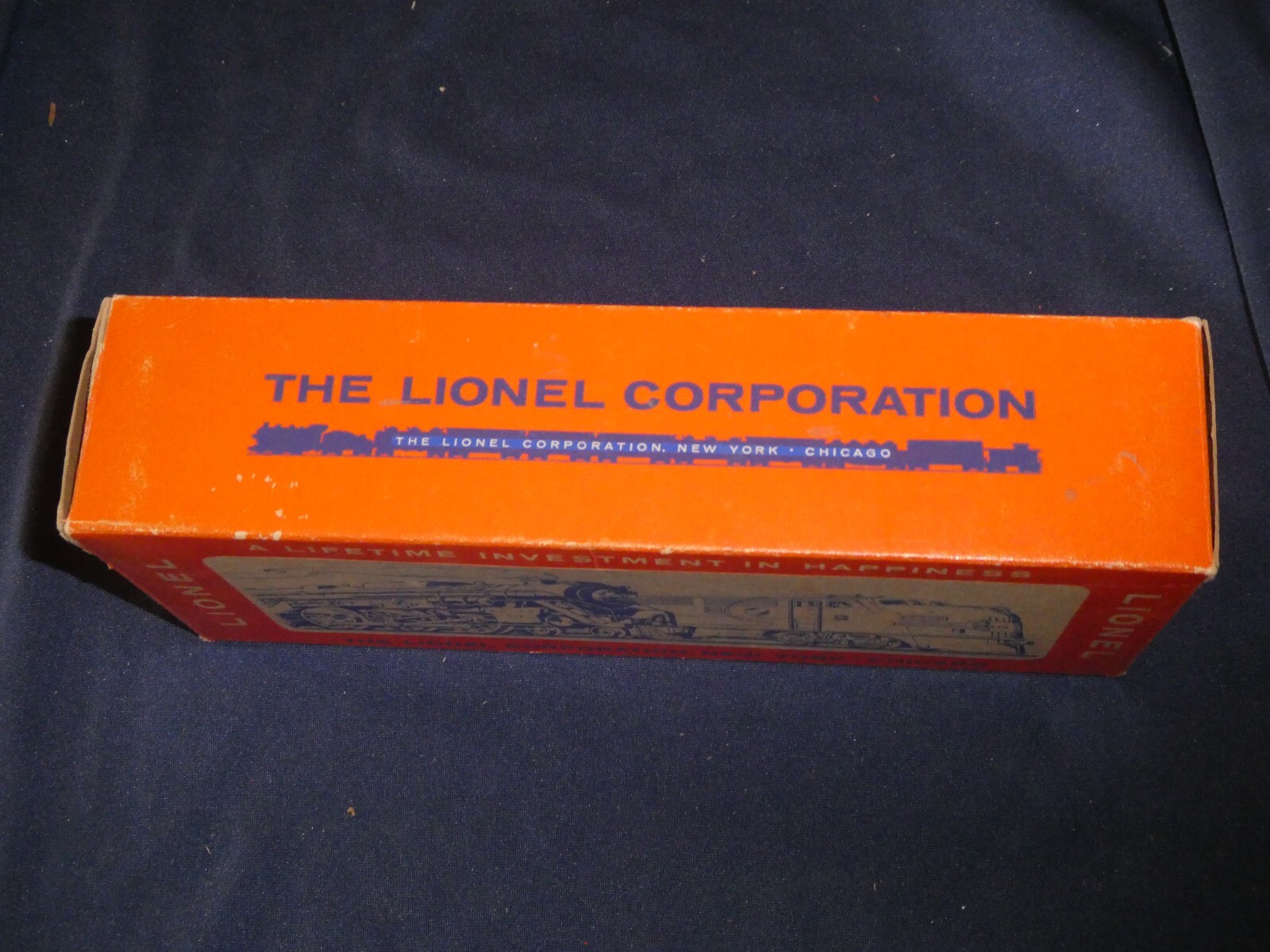 LIONEL 3419 OPERATING HELICOPTER CAR ORIGINAL BOX ONLY E+ W/ALL FLAPS ...