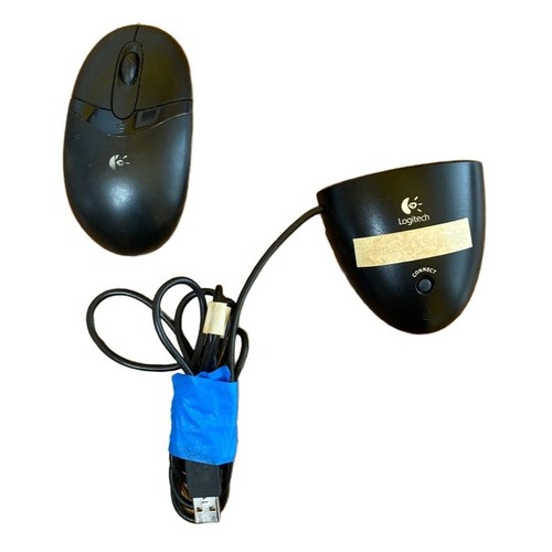 2 Items Logitech Cordless Optical Wireless Mouse Remote Companion | eBay