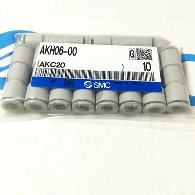 10pc SMC AKH06-00 check valve Straight type Applicable tubing O.D. 6mm ...