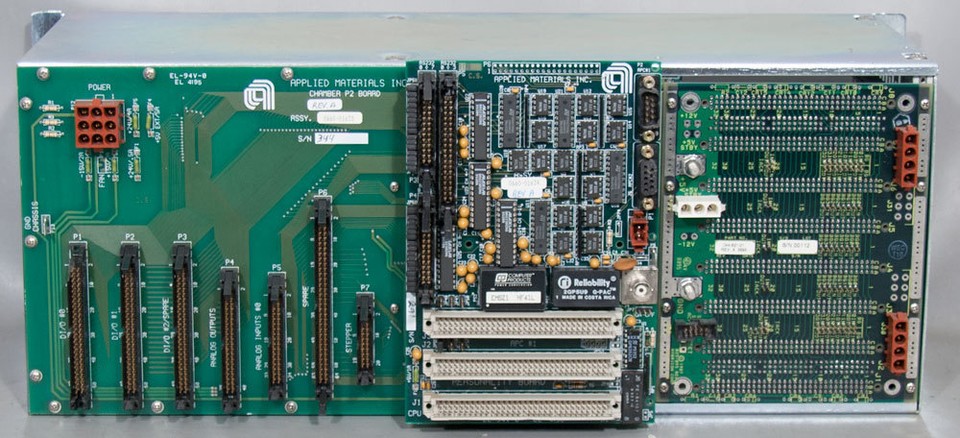 AMAT/Applied Materials PN: 0660-01635/01634 VME Chassis for P2 Chamber ...