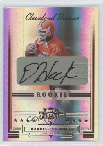 2006 Donruss Threads Rookie /999 Darrell Hackney #263 Rookie Auto RC | eBay