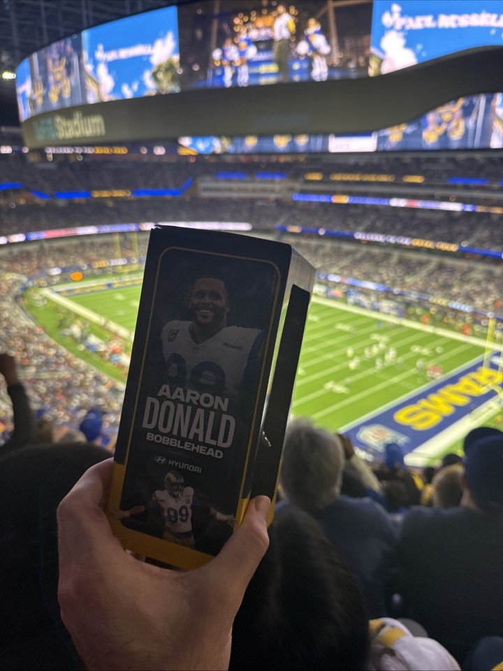 Aaron Donald Goat Bobblehead Los Angeles LA Rams SGA 11/23/25 SoFi ...