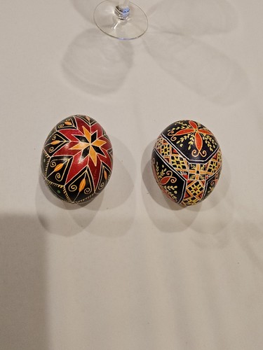 Ukrainian Vintage Real Easter Eggs Lot Of 2 | eBay