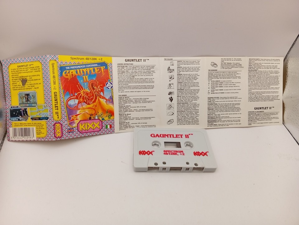 GAUNTLET 2 - Kixx - Sinclair ZX Spectrum - Tested - VGC | eBay UK