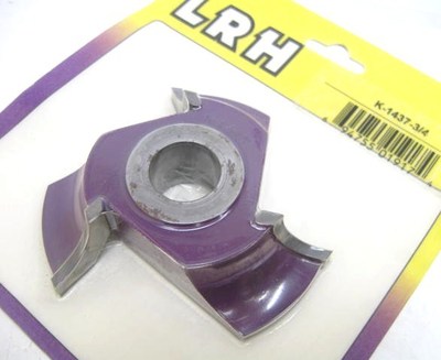 LRH K-1437 shaper cutter molder 5/8" radius quarter round concave 3/4 ...