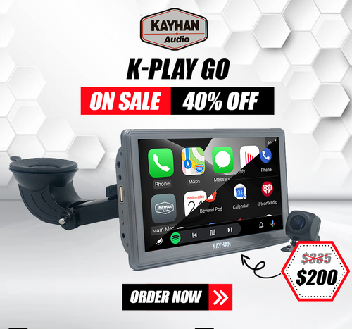 K-Play GO – 7″ inch Portable Carplay & Android Auto Multimedia Console ...