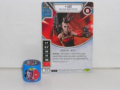 Star Wars Destiny Across the Galaxy #002 Luce - Callous Nightsister | eBay