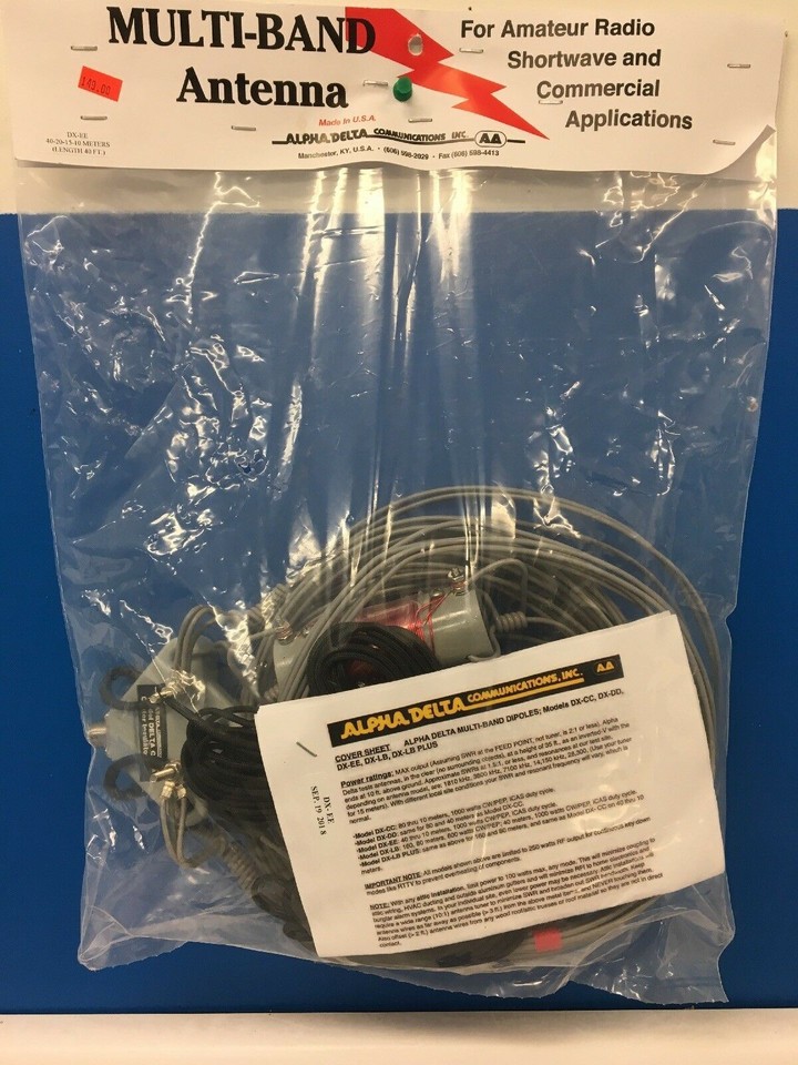 Alpha Delta Model DX-EE - Parallel Dipole Wire Antenna 40/20/15/10 ...