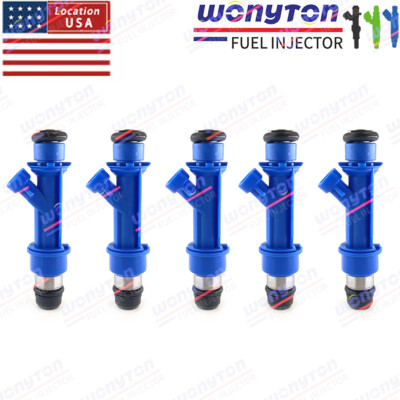Set 5 Upgrade 8-Hole Fuel Injectors For 04-07 Chevrolet Colorado 3.5L 3 ...