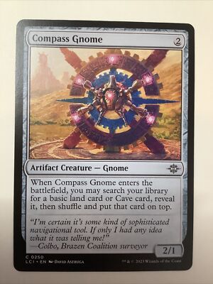 MTG LCI: X4 Compass Gnome (Artifact Creature Gnome) Regular Rare 0250 ...