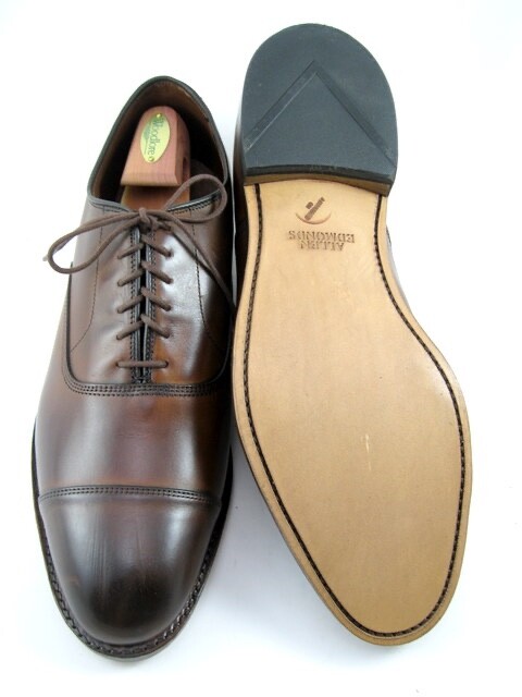 NEW Allen Edmonds "PARK AVENUE" Men's Cap-Toe Oxfords 13 EEE Chili USA ...