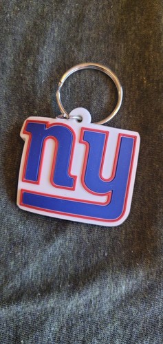 New York Giants Football Logo Key chain made with soft flexible plastic ...
