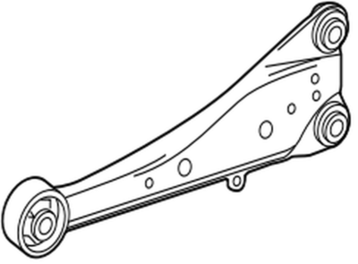 48780-78010 Toyota Arm assy, trailing, rear lh 4878078010, New Genuine ...
