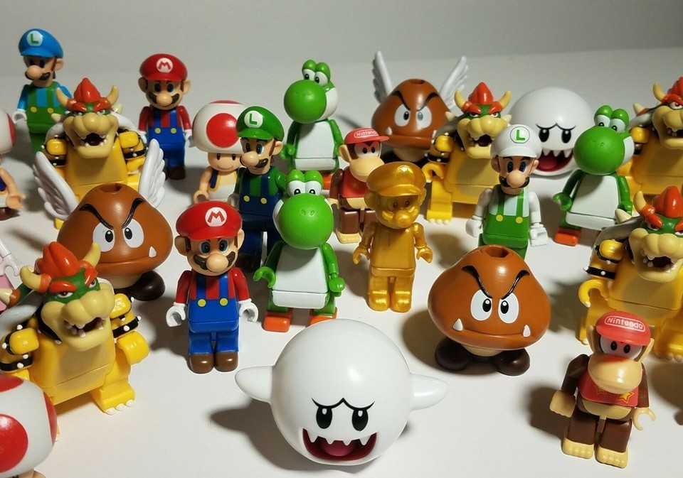 K'NEX Nintendo Figures Huge Selection! Mario Kart Wii Mini Action ...