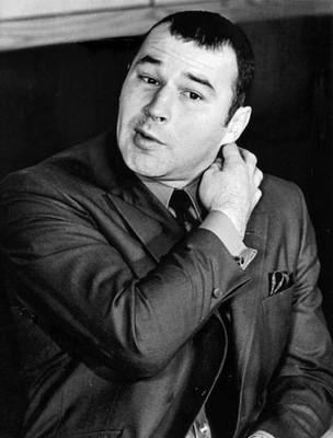 Boston Bruins Ted Green speaks at a press conference Boston G- Boston ...