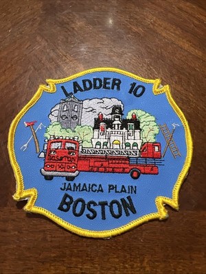 Boston FD Fire Department Patch Jamaica Plain L10 | eBay